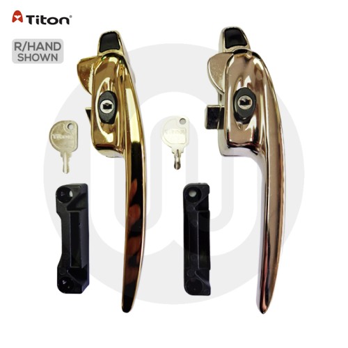 Simplefit by Fab & Fix Timber Cockspur Window Handle with Keep