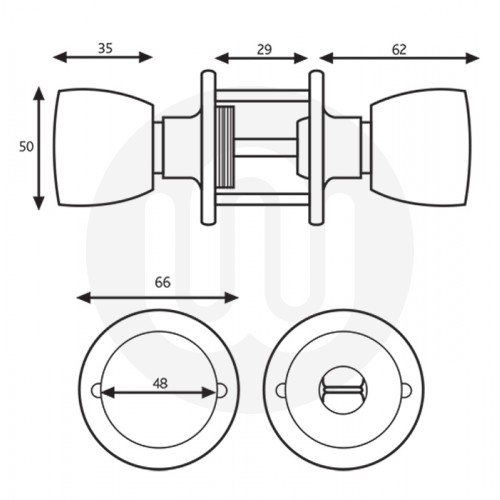 ERA Privacy Lock Set
