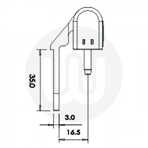 ERA Challenger Composite Door Hinge