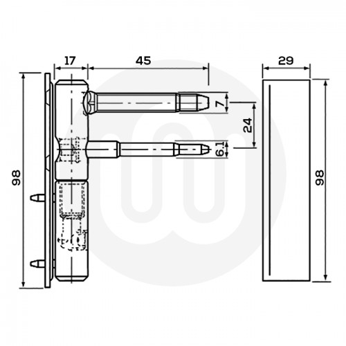 SFS Estetic 1D Hinge