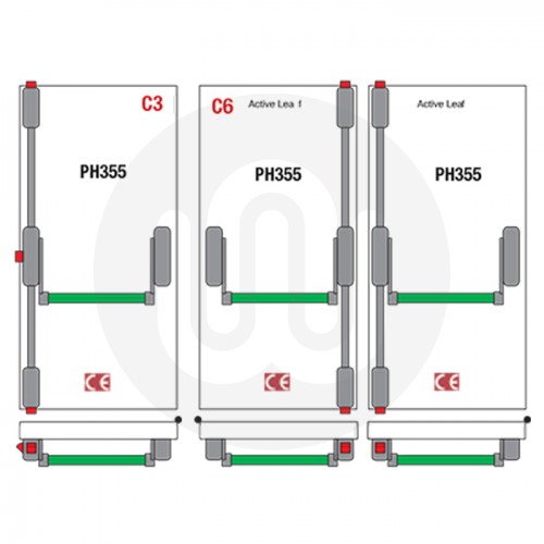 Reversible 3 Point Panic Bolt