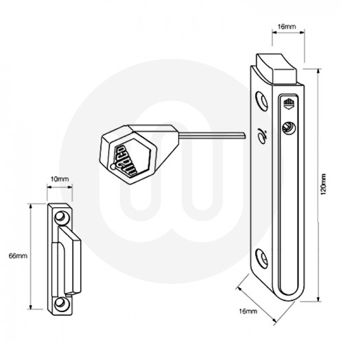 Maco / Winkhaus Locking Restrictor