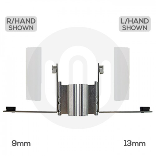 Maco Bottom Corner Hinge & Cover Rebated (Face Fix)