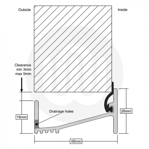 Outward Opening Sill (Macclesfield Step)