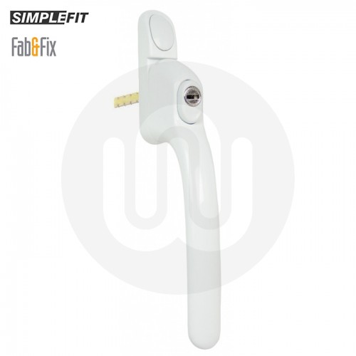 Simplefit by Fab & Fix Locking Inline Espag Window Handle - 40mm Spindle