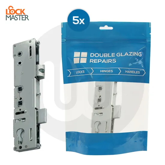 5x Lockmaster Centre Cases 35mm Backset D/S Individually Bagged