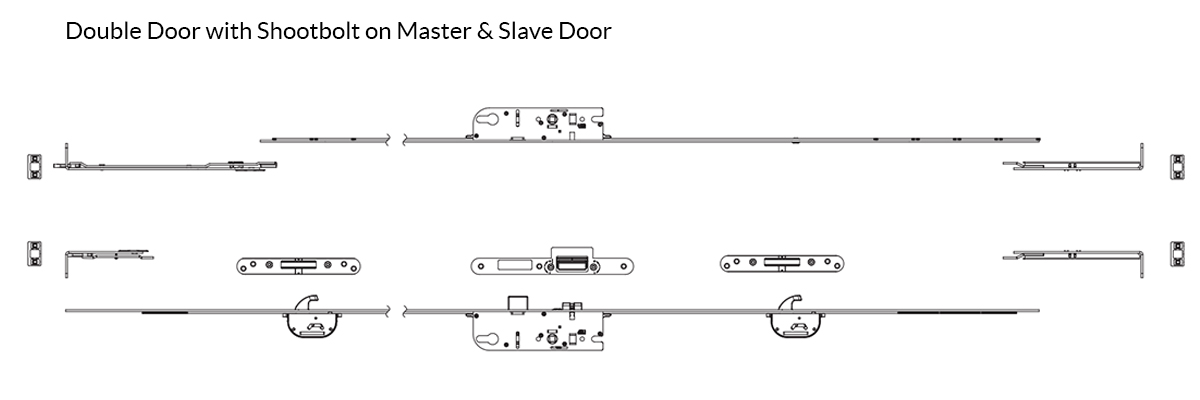 Maco C-TS Slave Multipoint Door Lock