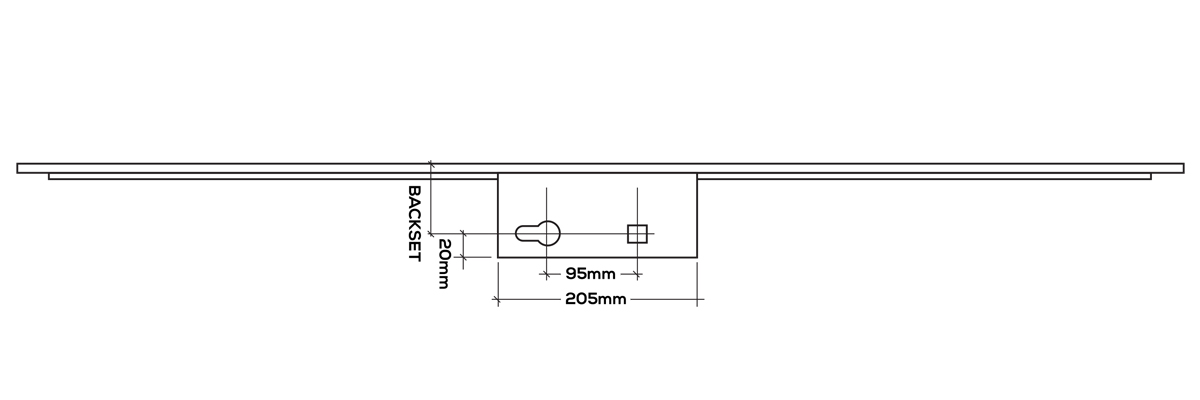 Millenco 95 Mantis 2 Slave Door Lock