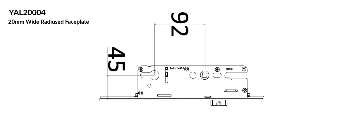 Yale KeyTurn Contemporary Composite Door Lock